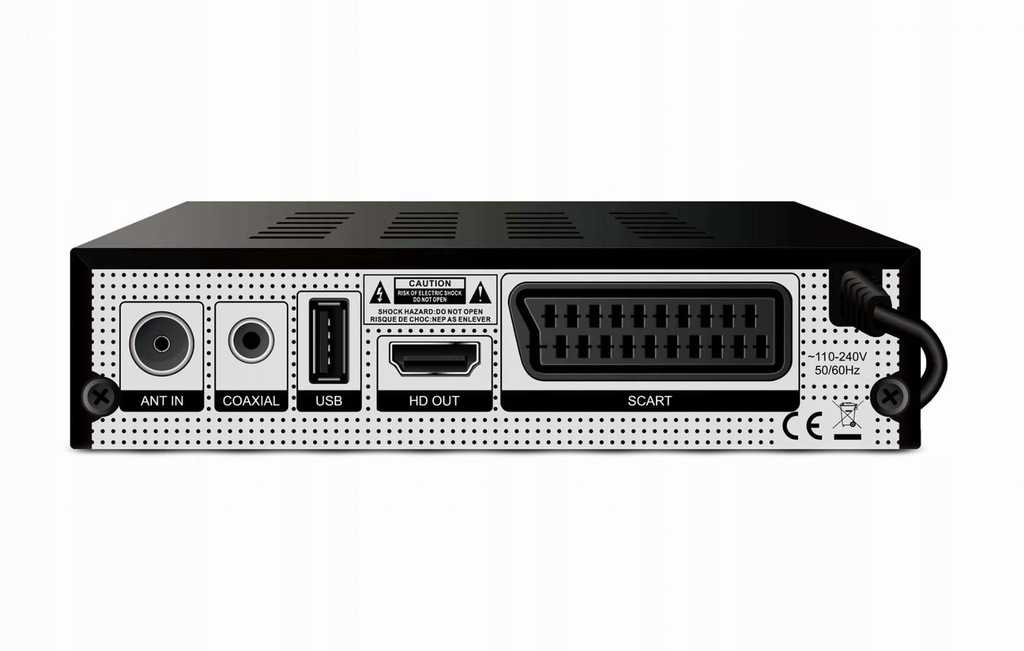 DEKODER TUNER TV NAZIEMNEJ KABLÓWKI DVB-C DVB-T2 - 10540794265 ...