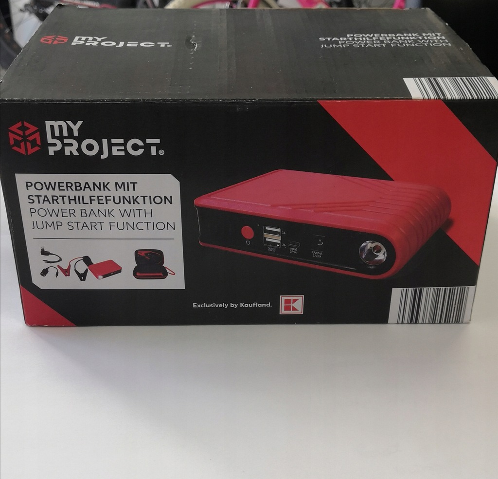 Power bank z funkcją awaryjnego rozruchu Myproject - 11984981454 - oficjalne archiwum Allegro