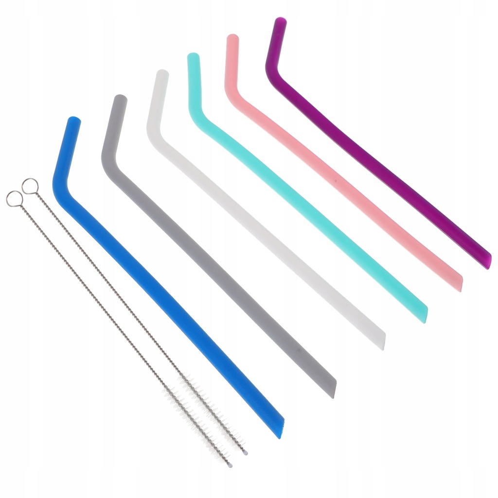 BUBBLE TEA STRAW SHORT METAL STRAWS CURVED BEND - 14220899832 ...