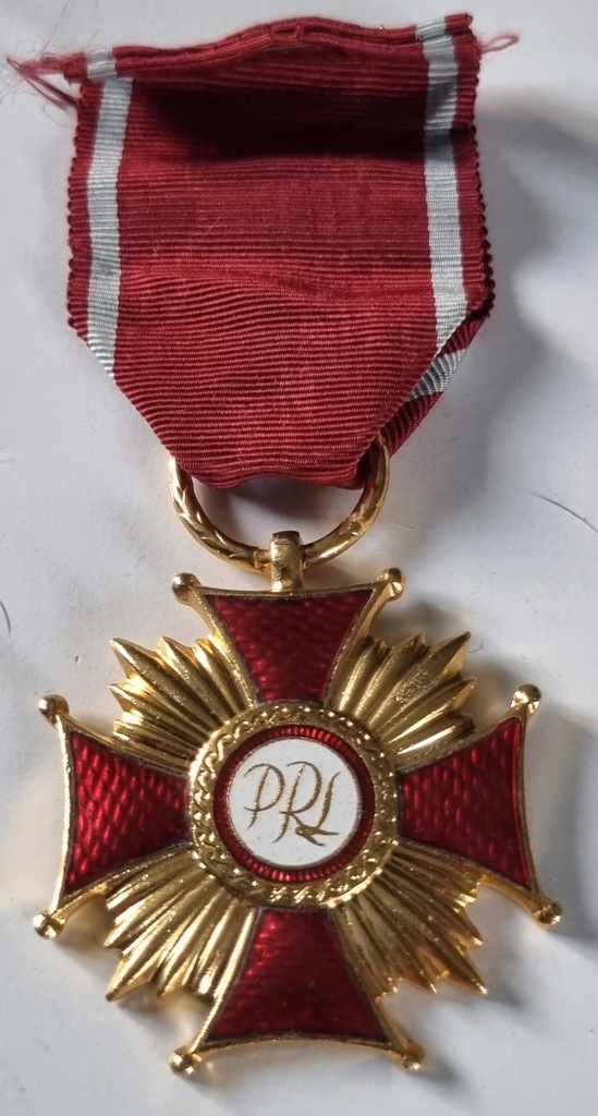 MEDAL - ODZNACZENIE - ZŁOTY KRZYŻ ZASŁUGI PRL - 14406838793 - oficjalne archiwum Allegro