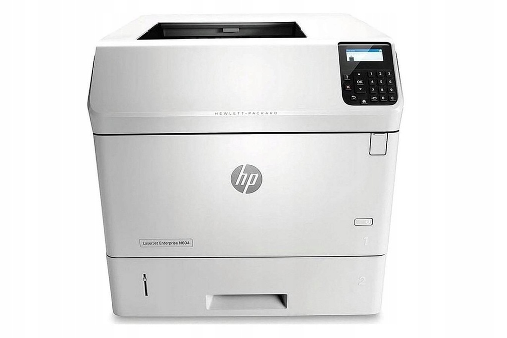 Drukarka laserowa firmy HP M604dn biała - 12585293685 - oficjalne archiwum Allegro