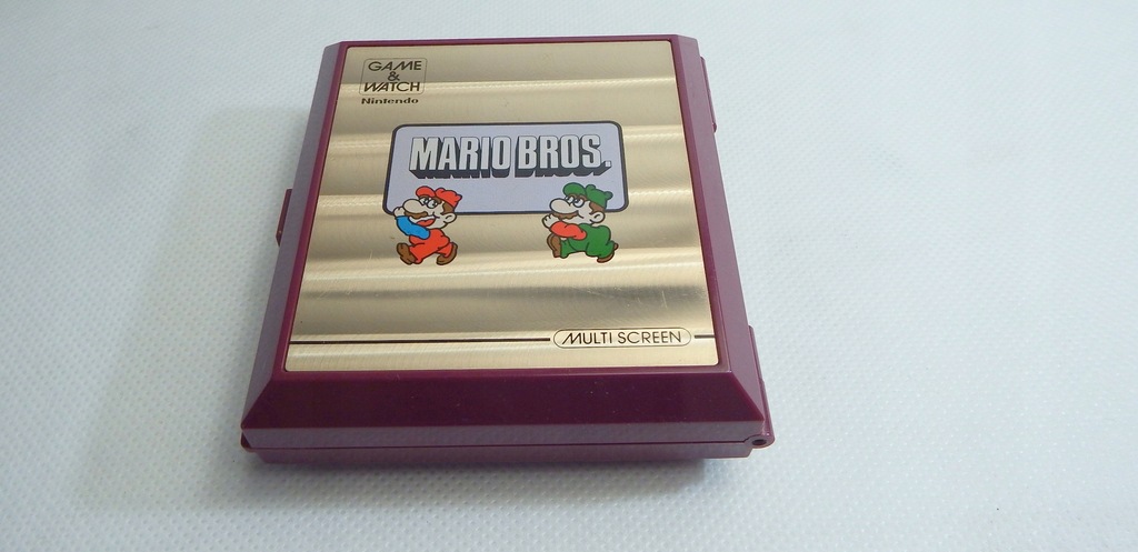 NINTENDO GAME & WATCH MARIO BROS STARA GRA Z 1983 ROKU - 15609899280 ...