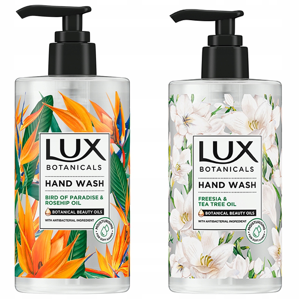 Lux Botanicals Oils mydło w płynie MIX 2 x 400 ml - 10892426963 ...