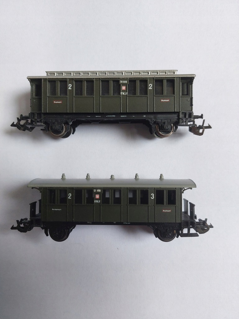 Zestaw dwóch wagonów TT PKP 1:120 - 12810855714 - oficjalne archiwum ...