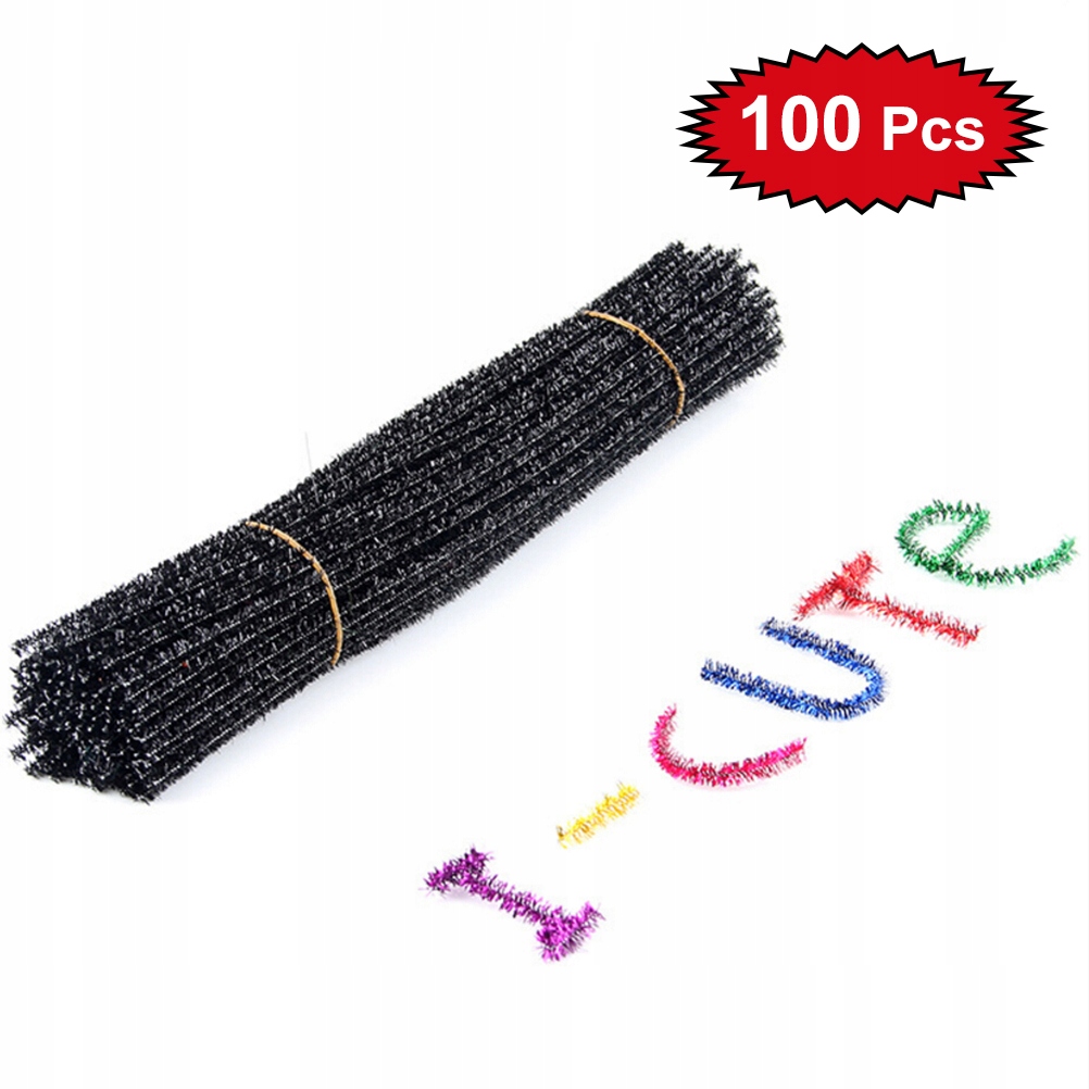 Black Pipe Cleaners Note 100 Pcs - 14246741541 - oficjalne archiwum Allegro