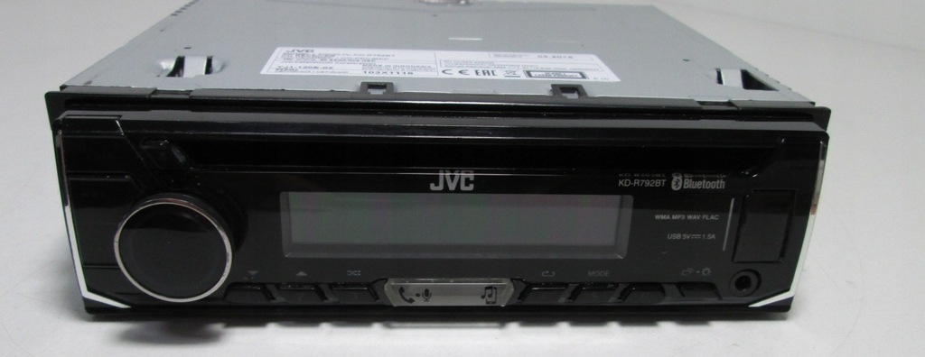 Radioodtwarzacz JVC KD-R792BT 1DIN 4x50W BLUETOOTH - 12423690951 - oficjalne archiwum Allegro