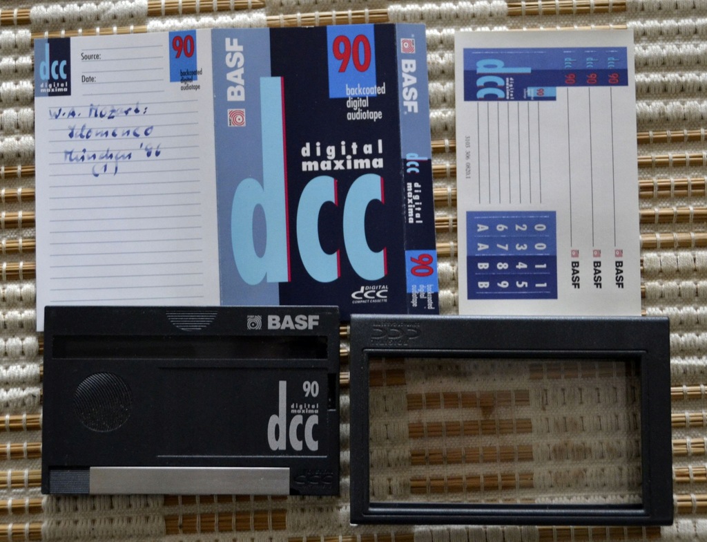 Kaseta magnetofonowa BASF Digital Maxima 90 DCC - 12801568325 ...