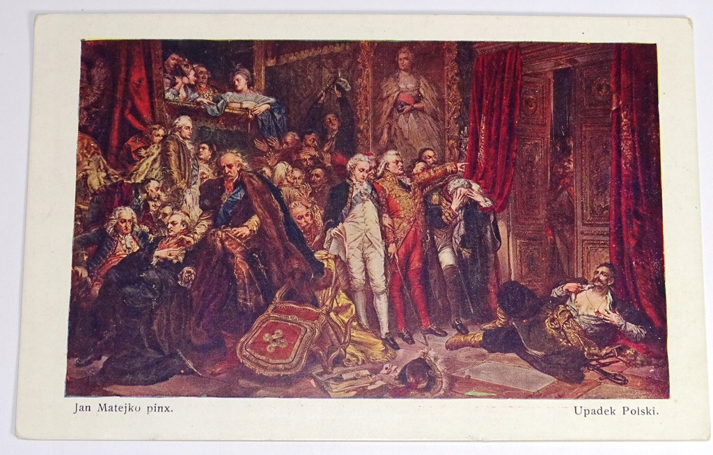 Przedwojenna Matejko Upadek Polski, Rejtan - 12853664448 - oficjalne ...