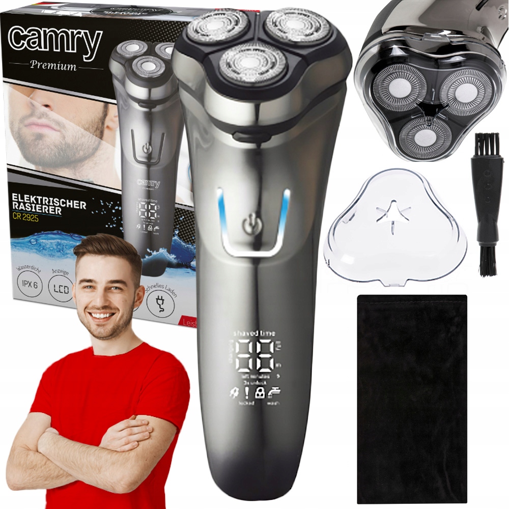 GOLARKA ELEKTRYCZNA MĘSKA LCD MASZYNKA DO GOLENIA - 10251441163 ...