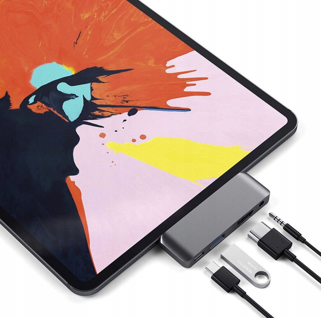 4Apple iPad Pro USB-C HUB Adapter HDMI USB AUX - 8632962488 - oficjalne ...