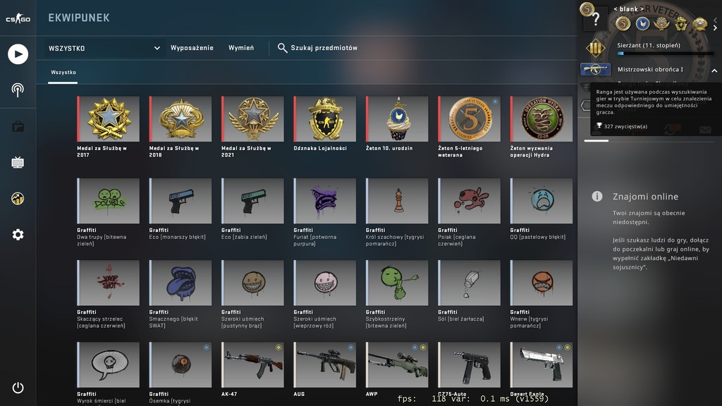 KONTO CS:GO, RANGA MG1 KAŁACH, 1931H, PRIME MEDALE - 13606432175 ...