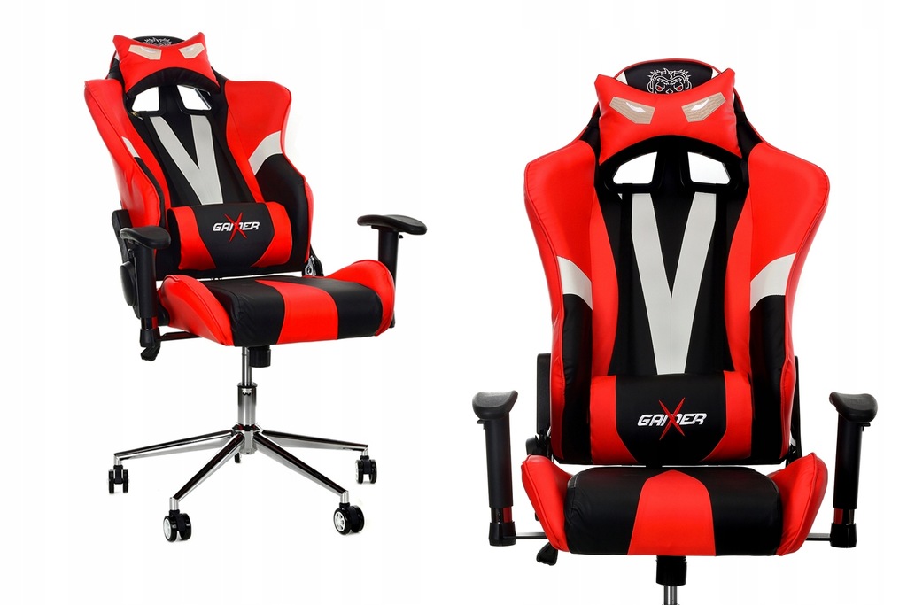 Fotel Gamingowy X-GAMER PRO REGULOWANY dla GRACZA - 7659153798 ...