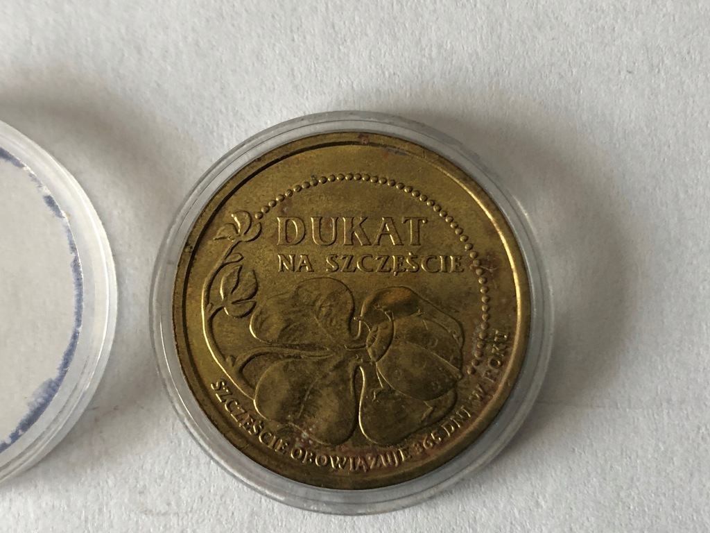 DUKAT NA SZCZĘŚCIE MENNICA POLSKA 2012 - 12554432661 - oficjalne ...