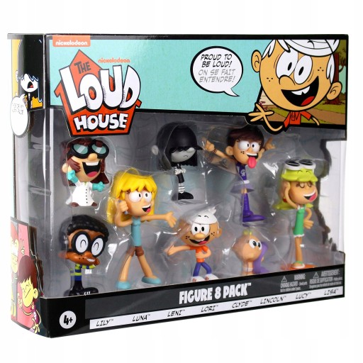 8 szt zestaw The Loud House Model postaci Figurka - 13032435769 ...