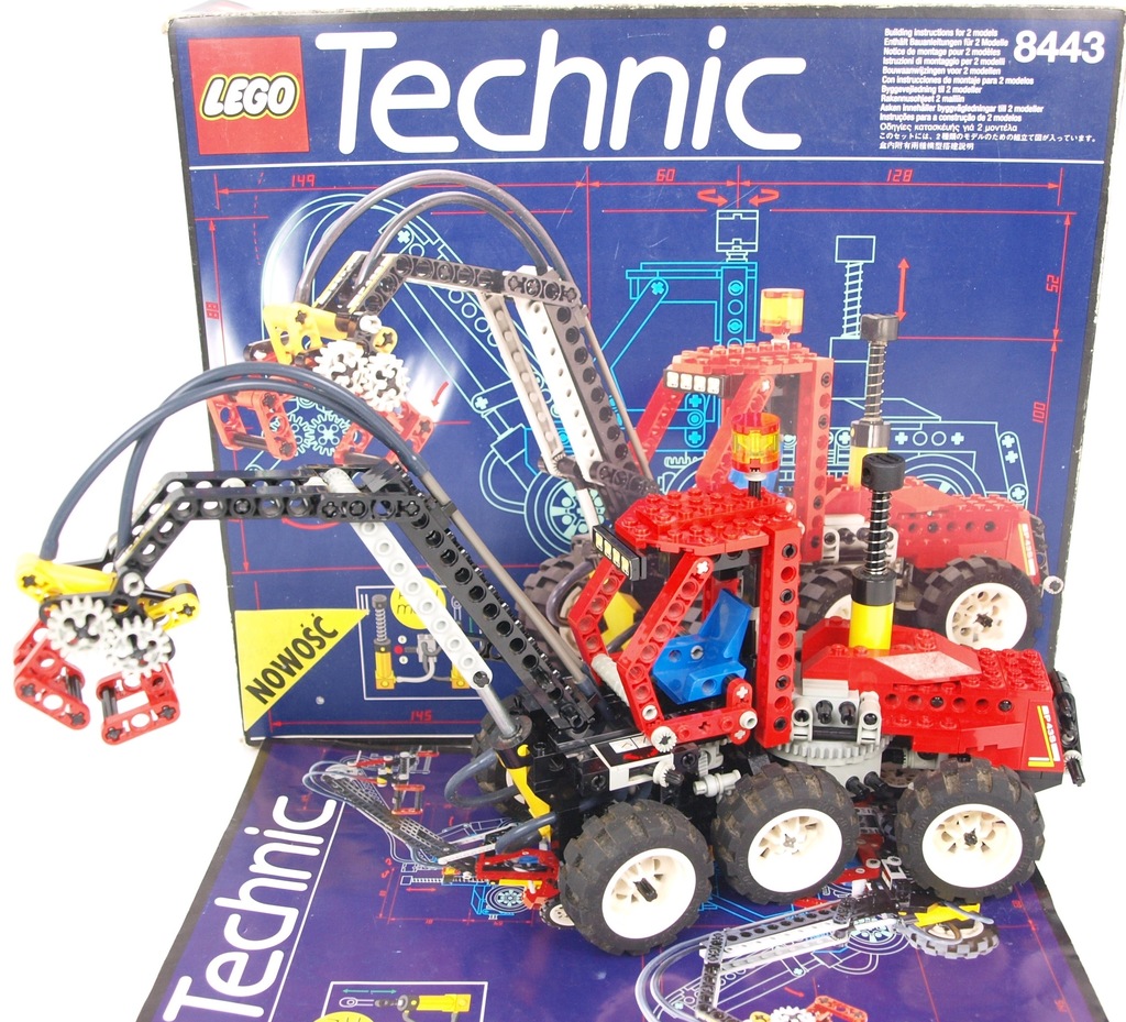 LEGO Lata 90 Technic 8443 Pneumatic Log Loader - 13125131555 ...