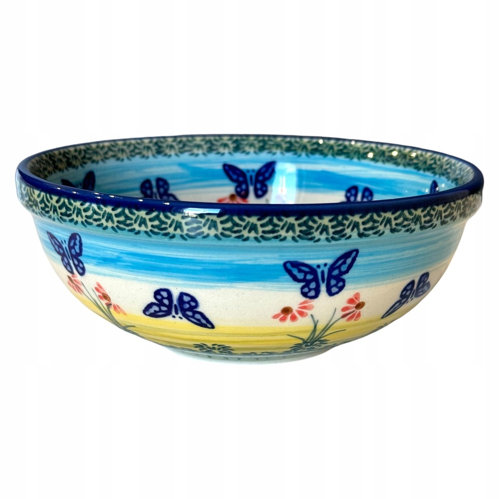 Miska UNIKAT 400 ml dek. WKM Ceramika Bolesławiec - 16779615313 - oficjalne archiwum Allegro