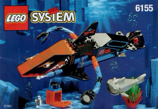 LEGO 6155 Deep Sea Predator - 12548401257 - oficjalne archiwum Allegro