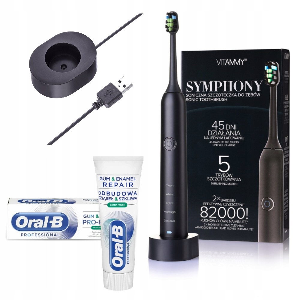 SZCZOTECZKA ELEKTRYCZNA DO ZĘBÓW SONICZNA ORAL-B - 13626361904 - oficjalne archiwum Allegro