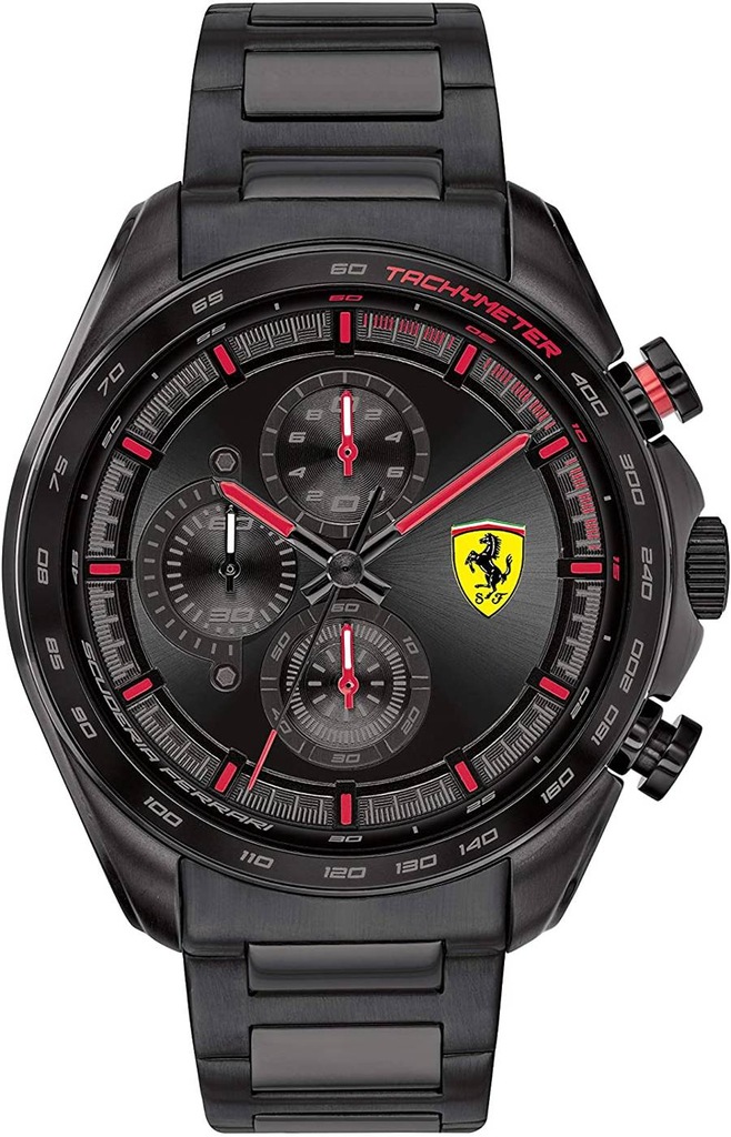 Zegarek Scuderia Ferrari Speedracer Chrono Black - 12628744458 ... Zegarek Scuderia Ferrari Speedracer Chrono Black - 12628744458 ...