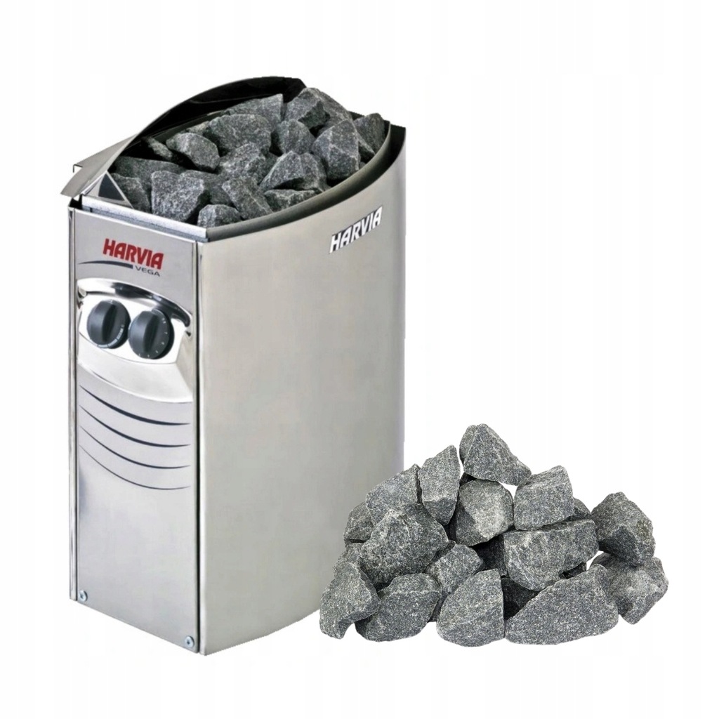 ZESTAW PIEC DO SAUNY HARVIA VEGA 9KW BC90 + KAMIENIE 20KG ZE ...