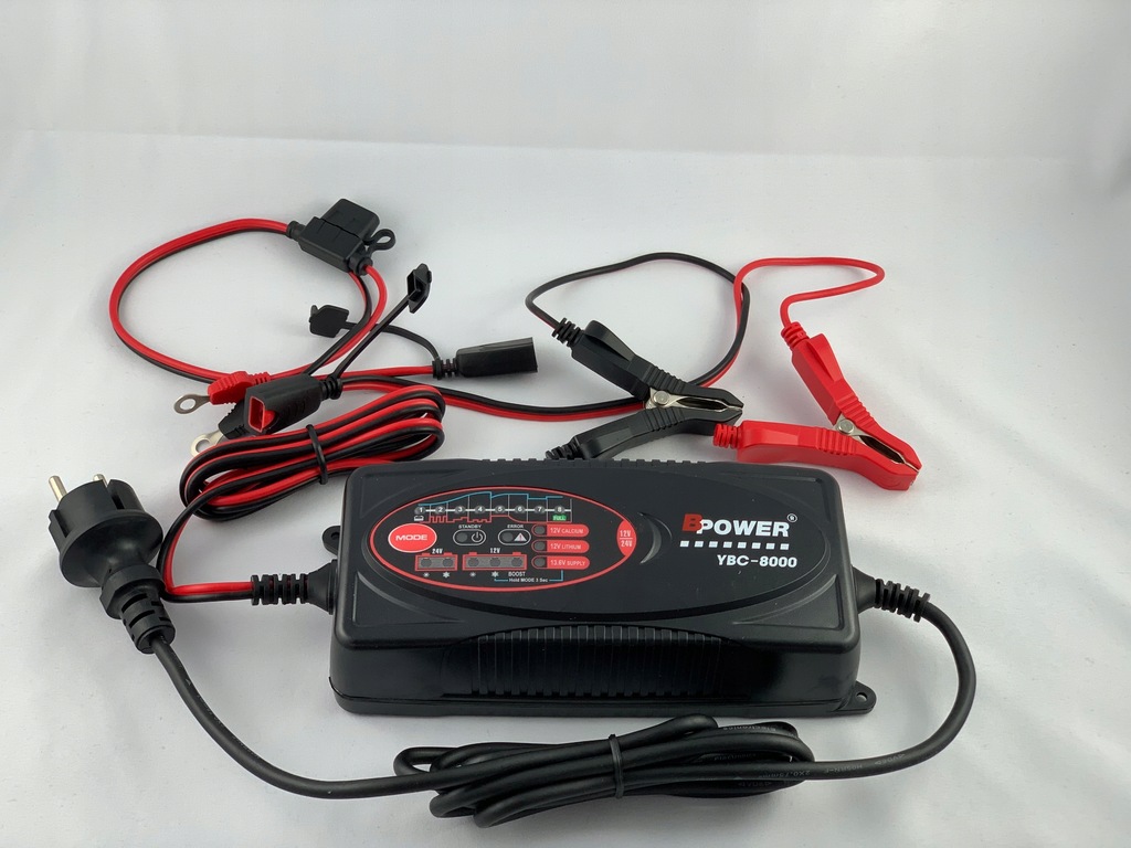 ŁADOWARKA BPOWER YBC8000 12V 8A - 24V 4A - 9501800532 - oficjalne ...