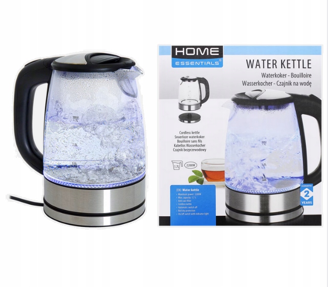 Czajnik Elektryczny Home Essentials 2200 Watt - 12621707561 - oficjalne archiwum Allegro