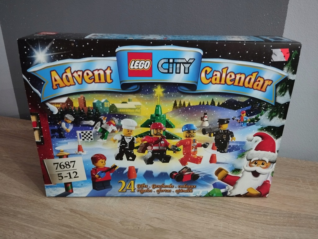LEGO City Kalendarz adwentowy 7687 Unikat NOWY super Prezent 2009 rok ...