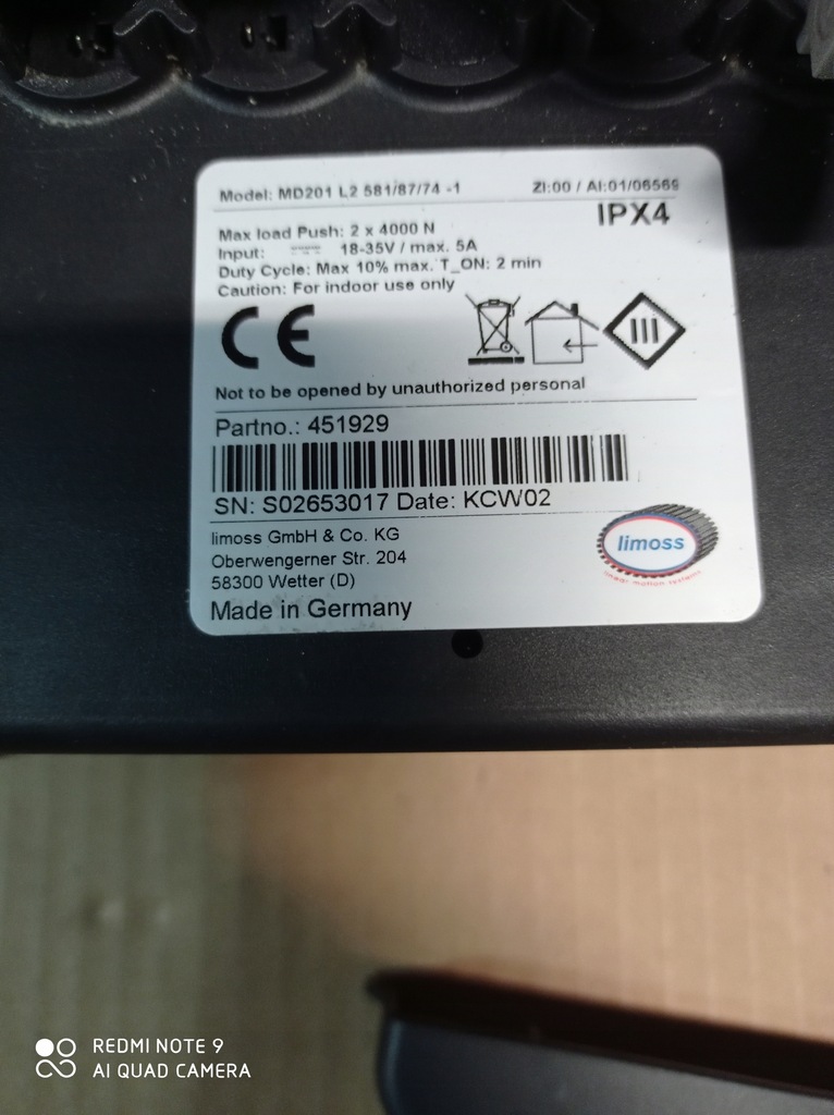 Centralka limoss MD201 L2 581/87/74 - 1 z pilotem - 13151164743 ...