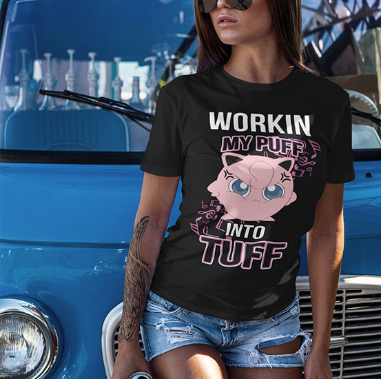 KOSZULKA DAMSKA POKEMON Jigglypuff my puff - 11539109503 - oficjalne ...