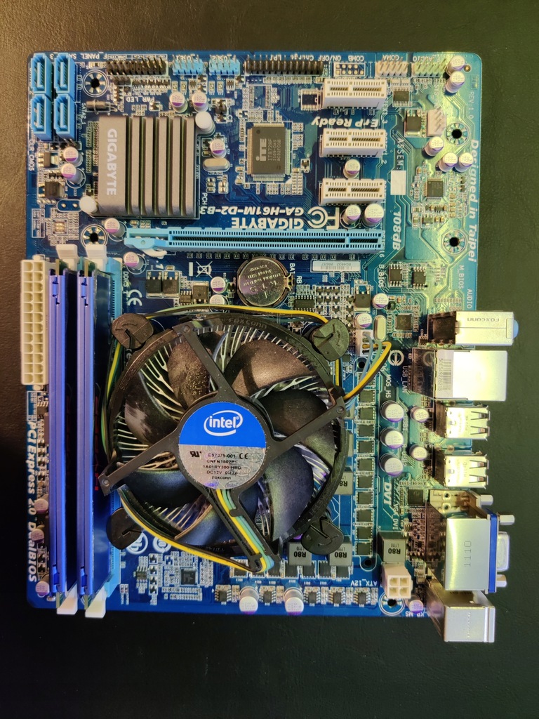 Płyta Gigabyte GA-H61M-D2-B3 + Pentium G840 + 8GB - 11588628413 - oficjalne archiwum Allegro