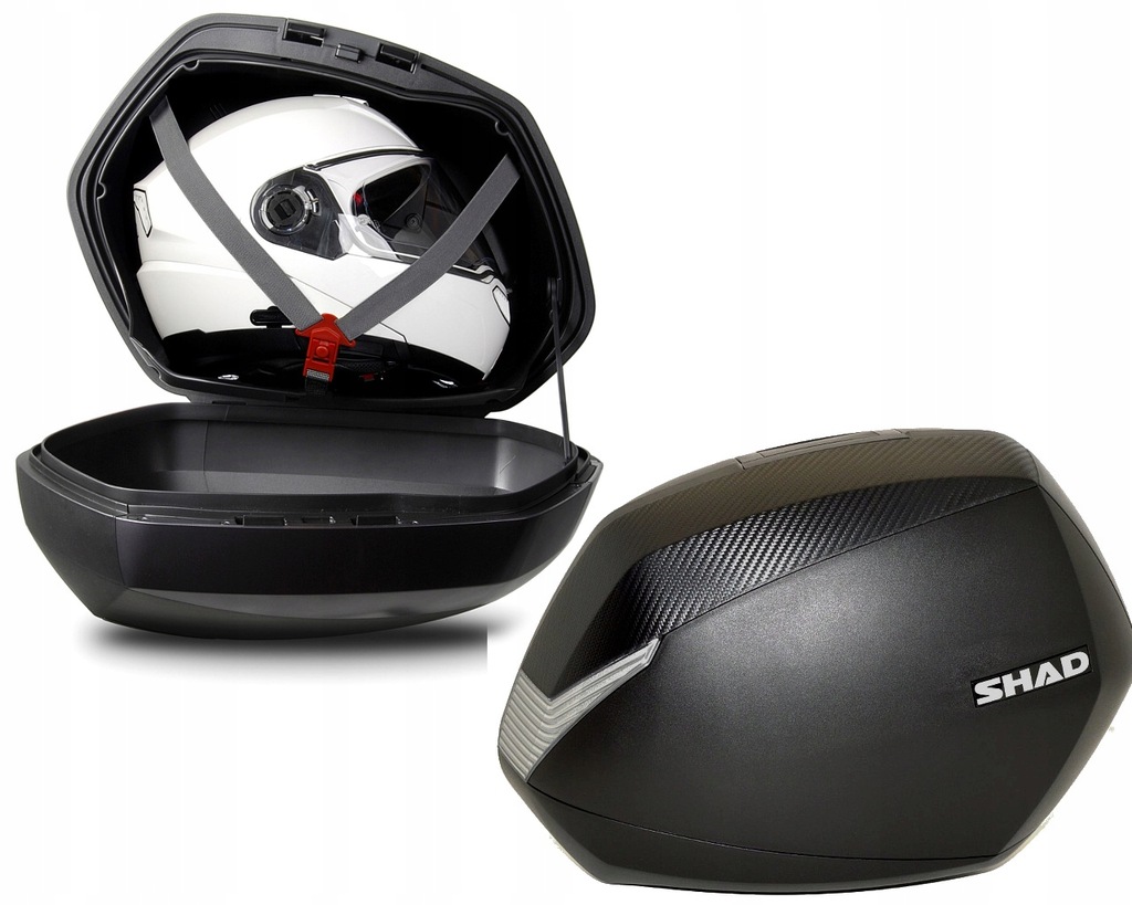 KUFER MOTOCYKLOWY BAGAŻNIK BOCZNY SHAD SH36 CARBON - 7830164234 - oficjalne archiwum Allegro