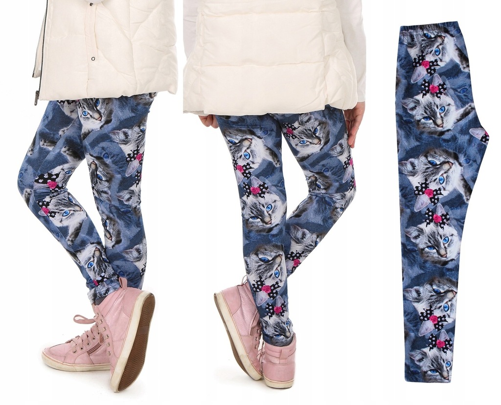 Legginsy getry w kotki bawełna Maja roz.110 - 14448951135 - oficjalne ...