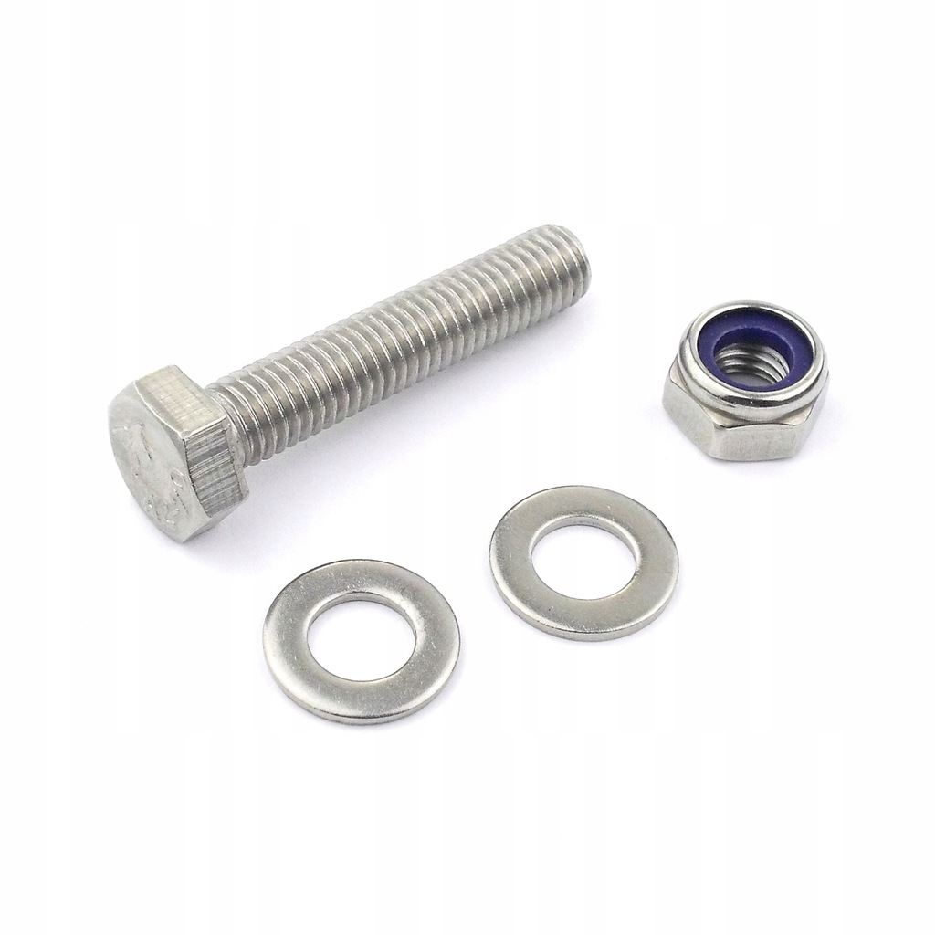 Śruba M8x40 nierdzewna sześciokątna 10szt ZESTAW - 10422934982 - oficjalne archiwum Allegro