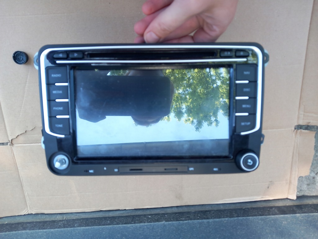 Radioodtwarzacz Radio Dotykowe A-Sure VW Passat B6 - 13804094196 - oficjalne archiwum Allegro