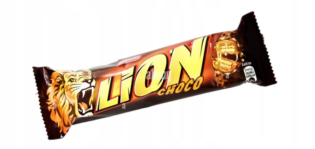NESTLE LION CHOCO baton 42g - 12483854754 - oficjalne archiwum Allegro