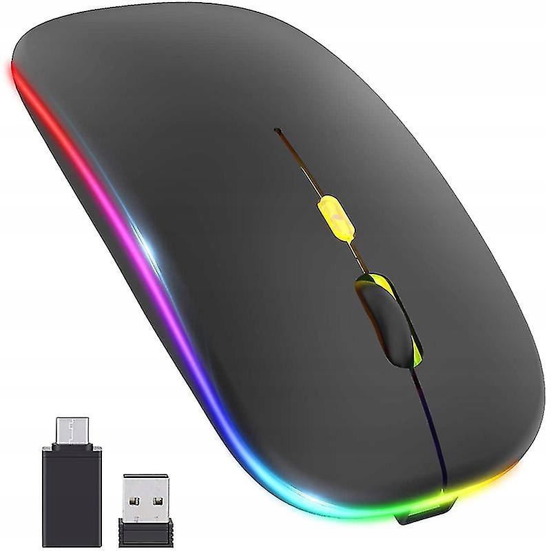 Led Wireless Mouse,with Usb & Type-c Receiver, - 12761009476 ...