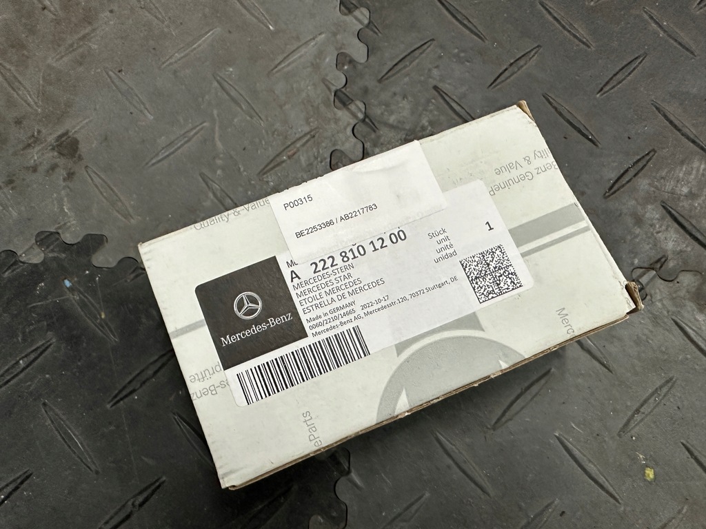 Mercedes S-klasa W222 Znaczek Gwiazda Oryginalny - 13270498211 ...