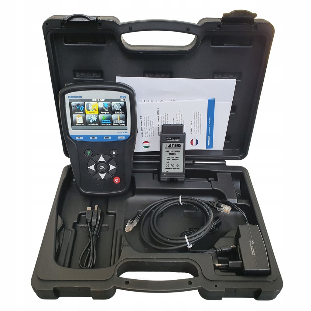 ATEQ H56 OBDII PROGRAMATOR CZUJNIKÓW TPMS +GRATIS! - 12343941066 ...