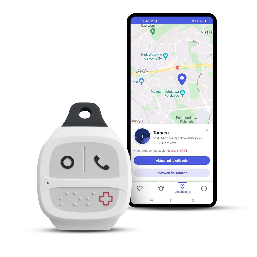 Comarch Brelok Życia lokalizator dla Seniora SOS GSM GPS darmowa aplikacja - 14432825543 ...