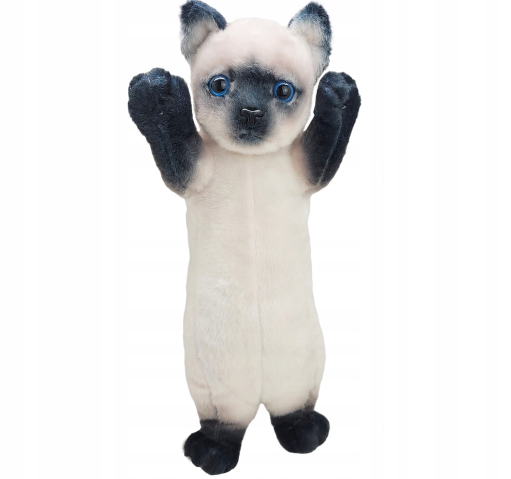 DŁUGI KOTEK kot MASKOTKA PLUSZAK JAK ŻYWY PLUSZOWY - 13733748995 ...