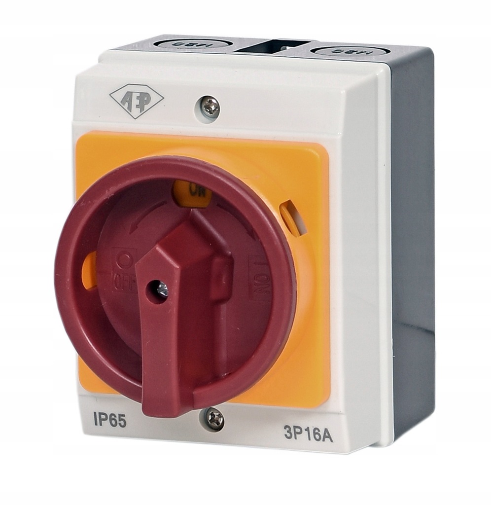 WYŁĄCZNIK GŁÓWNY IZOLACYJNY 16A 3P W OBUDOWIE IP65 - 13678455618 - oficjalne archiwum Allegro