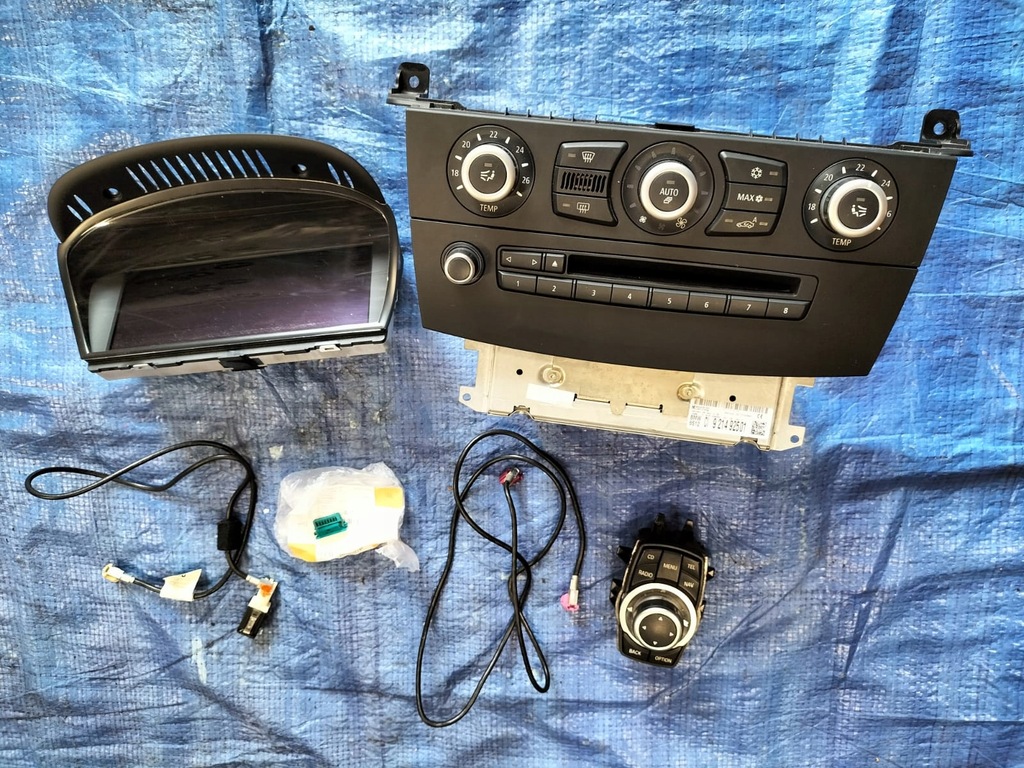 ORYGINALNY ZESTAW NAWIGACJI GPS CIC HIGH PROFESSIONAL BMW E60 E61 LCI ...