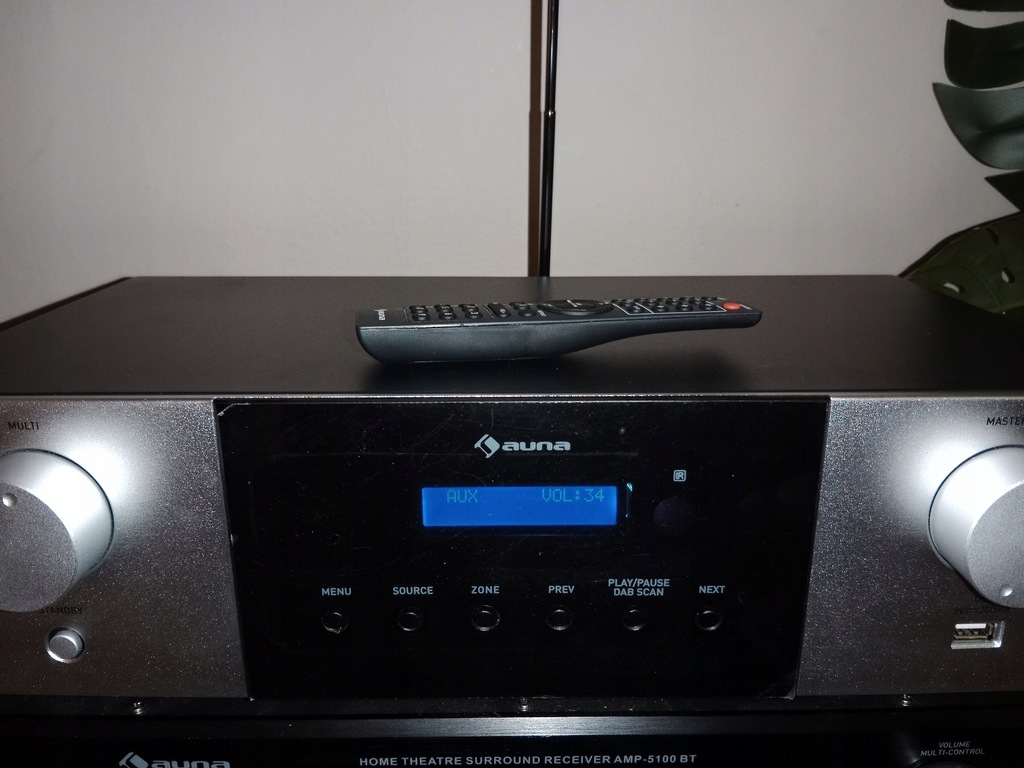 Wzmacniacz z radiem DAB Auna AMP-4000 , 400 W - 13049544897 - oficjalne archiwum Allegro