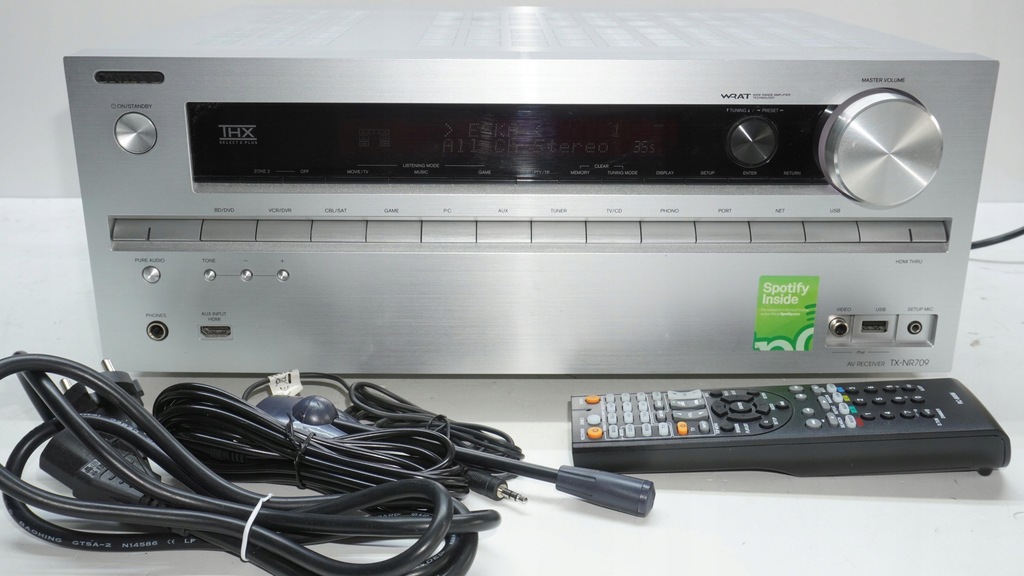 Amplituner 7.2 Onkyo TX-NR709 HDMI PILOT GWARANCJA - 11378268548 - oficjalne archiwum Allegro