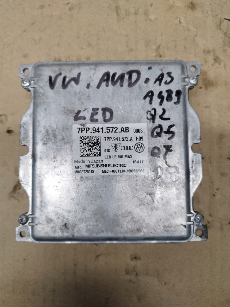 PRZETWORNICA MODUŁ FULL LED 7PP941572AB AUDI VW - 12751142501 ...
