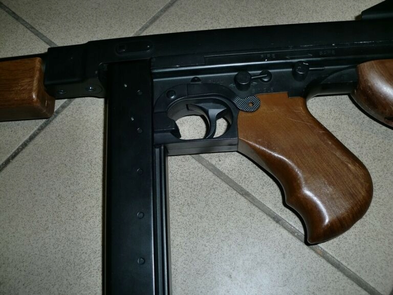 PISOLET MASZYNOWY THOMSON ASG REPLIKA BRONI PALNE - 11601796304 ...