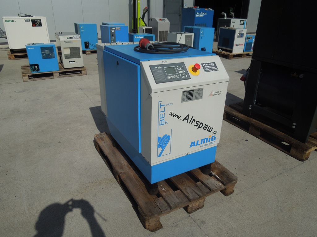 SPRĘŻARKA ŚRUBOWA ALMIG 7,5KW 10BAR - 12635981583 - oficjalne archiwum ...
