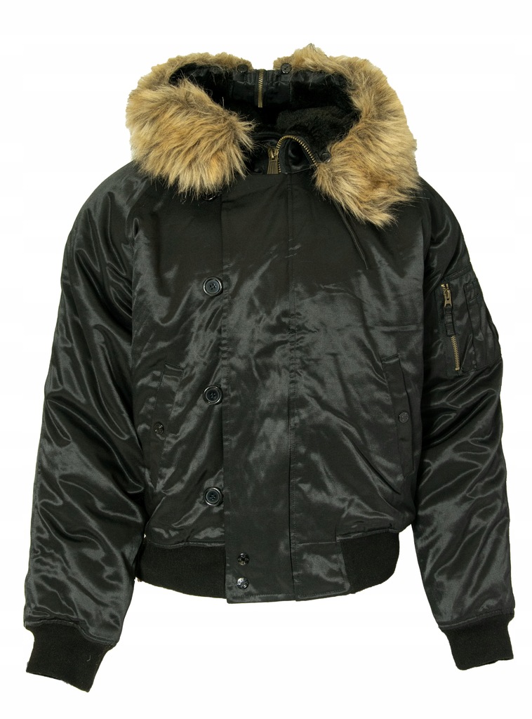 KURTKA zimowa ALASKA US ARMY Parka N2B Czarna XXL - 15078761705 - oficjalne archiwum Allegro