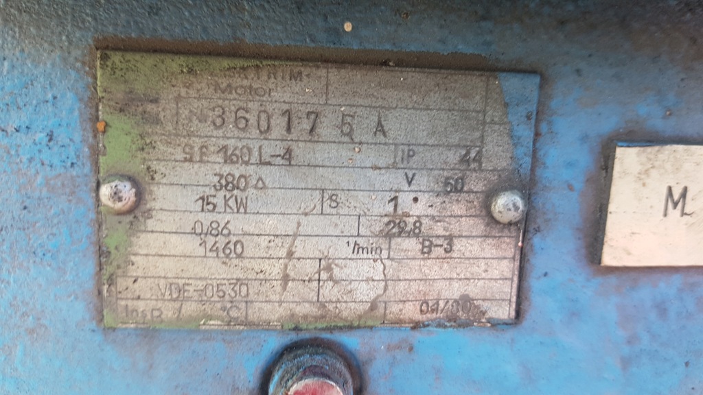 Silnik elektryczny ABB 15KW 1400 obrotów - 7834198622 - oficjalne archiwum Allegro