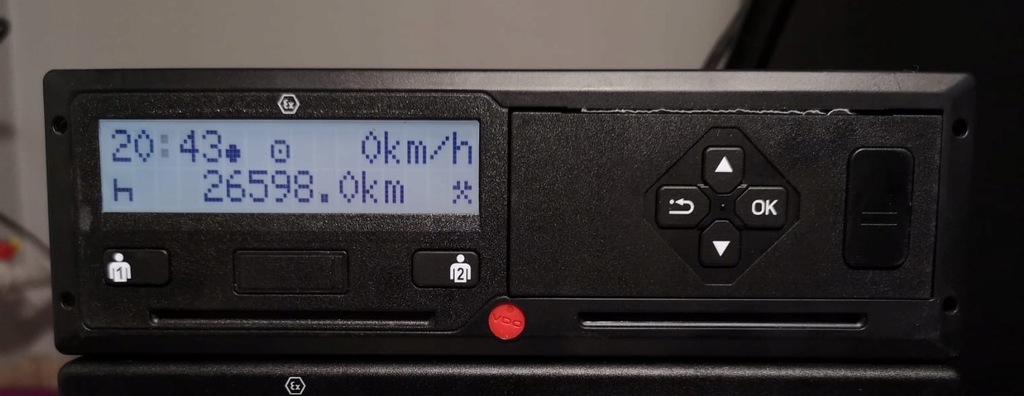 Tachograf cyfrowy VDO 2017r złota minuta SCANIA - 7950158450 ...